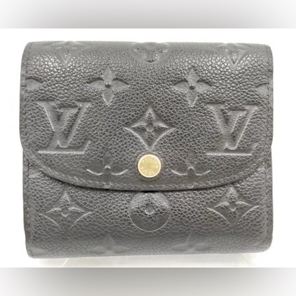 Louis Vuitton | Bags | Louis Vuitton Lv Wallet Black Monogram Empreinte ...